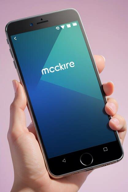 Premium Ai Image Smartphone Mobile Phone Product Mockup Display Advertising Rendering Mockup