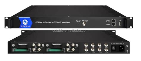 8 dvb s2 ip to dvb c dvb t transmodulator with cam module for encrypted