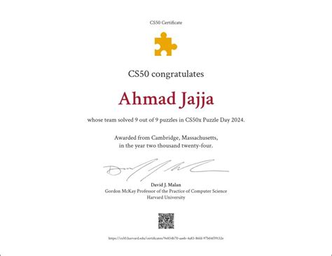 How We Solved 9 Cs50x Puzzles In 4 Days Ahmad Jajja Posted On The Topic Linkedin