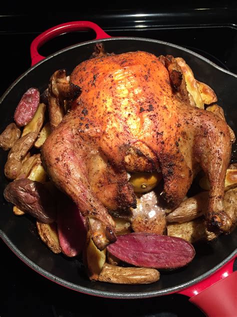 Friday Night Roast Chicken And Potatoes