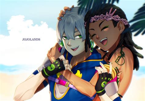 Jodio Joestar And Dragona Joestar Jojo No Kimyou Na Bouken And More Drawn By Renren Suiren