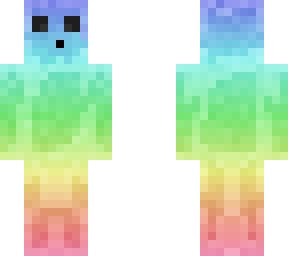 Rainbow Slime Minecraft Skin Rainbow Slime Minecraft Skin