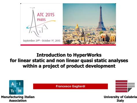 Introduction To Hyperworks For Linear Static And Non Linear Quasi