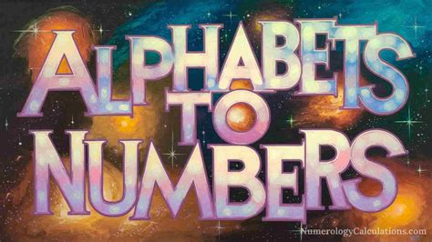 Alphabets And Numerology Name Calculator Free Name Meaning Tool