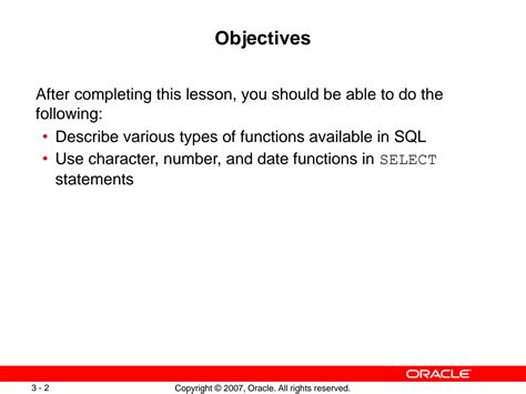 Solution Using Single Row Functions To Customize Output Studypool
