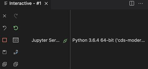 Space Efficient Button Status Bar In Interactive Python Window Microsoft Vscode Python