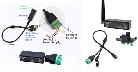 Elfin EW11 est une unité compacte WiFi vers RS485 avec prise en charge