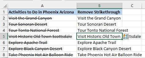 How To Remove Strikethrough In Excel Easy Ways