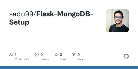 GitHub Sadu99 Flask MongoDB Setup