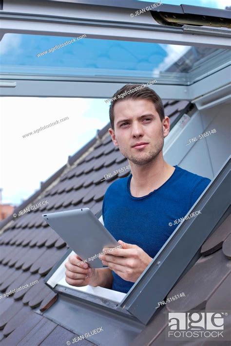 Babe Man With Ipad Stock Photo Picture And Rights Managed Image Pic FNL Agefotostock