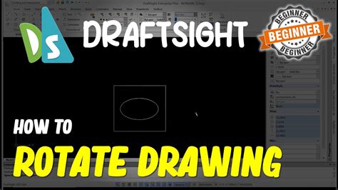 Draftsight How To Rotate Drawing Youtube