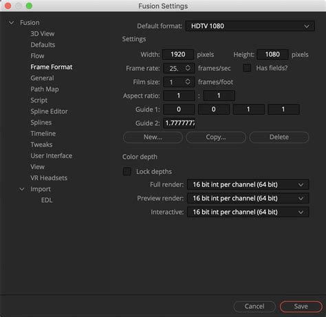 De Premiere Pro à Davinci Resolve 6 Fusion Scopeoclock