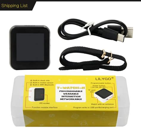 Ttgo T Watch Without Touch Screen Lilygo® Esp32 Roboticx