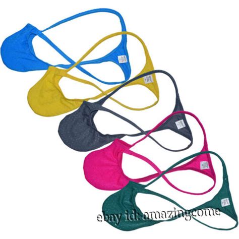 Sexy Men Itsy Bitsy Micro Thong Underwear Pant Shiny Posing Contour