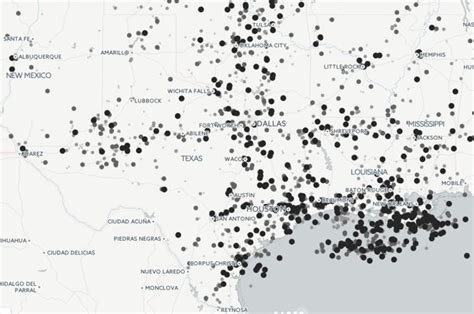 Map Of 30 Years Of Oil And Gas Pipeline Spills