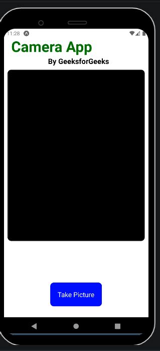 Create A Camera App Using React Native Geeksforgeeks