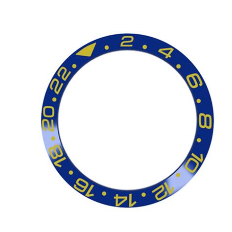 38mm Ceramic Aluminum Bevelled Bezel Insert Watch Ring Replacement For