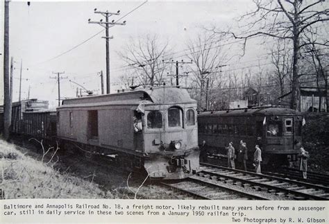 Baltimore And Annapolis Railroad Fan Trip At Linthicum Maryland On Last