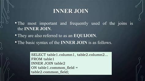 Sql Joins Basic And Fundamentals Pptx