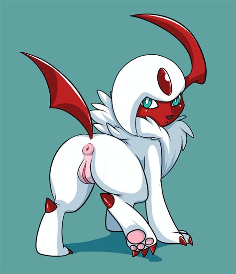 Rule 34 Absol Anus Ass Black Nose Commissionedbutts Female Feral Fur Looking At Viewer Looking