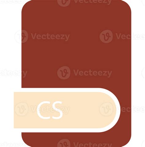 Cs File Format Icon With Contour 66499419 Png