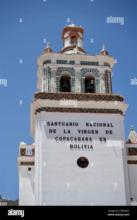 Structure In The Courtyard Of The Basilica Of Our Lady Of Copacabana