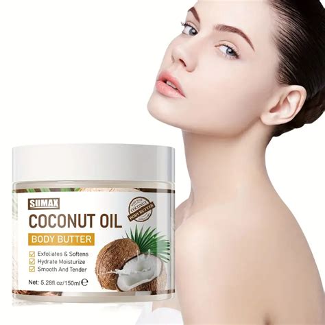 528 أونصة 150 مل كريم زبدة جوز الهند للجسم ، يحتوي على Temu Bahrain