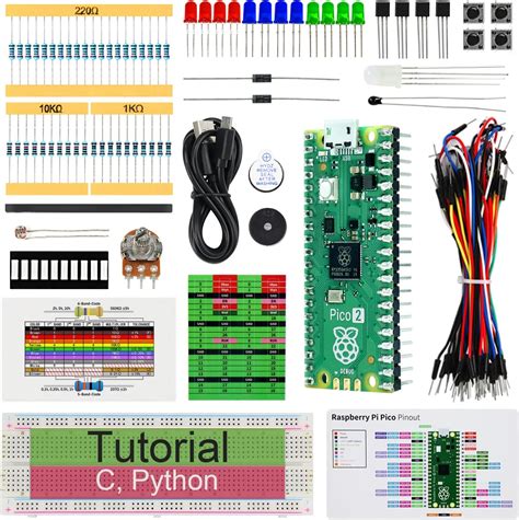 jp freenove raspberry pi pico 2基本スターターキット（付属），デュアルarm cortex