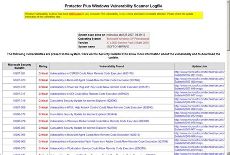 Windows Vulnerability Scanner Windows Download