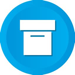 Dropbox File Storage Archive Box Drop Icon Free Download