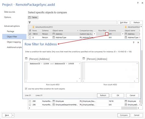 How To Synchronize Specific Rows On A Sql Remote Database Using A Database Installer Package
