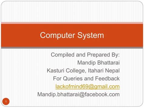 Computer System Ppt Computer System Ppt