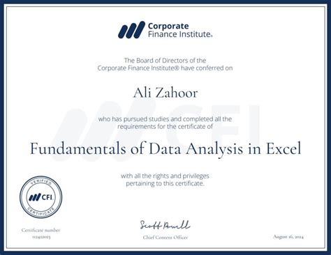 ali zahoor on linkedin fundamentals of data analysis in excel