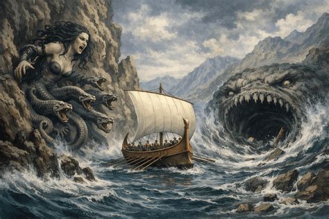 Σκύλλα και Χάρυβδη η θανατηφόρα παγίδα του Οδυσσέα Ελληνική Μυθολογία
