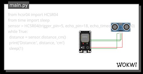 วัดระยะ1kan Wokwi Esp32 Stm32 Arduino Simulator