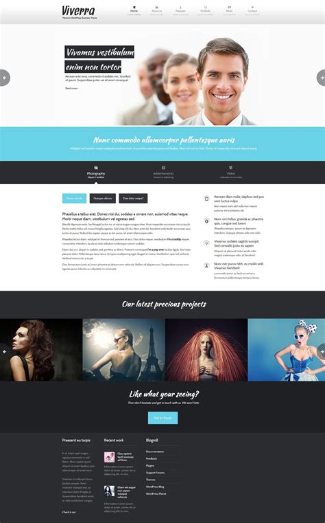 Header Wordpress Template