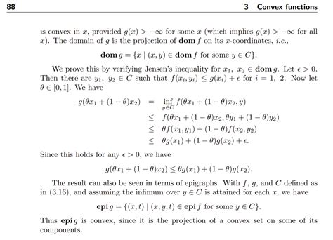 Convex Optimization 325 Minimization Why Drop Epsilon In Proving