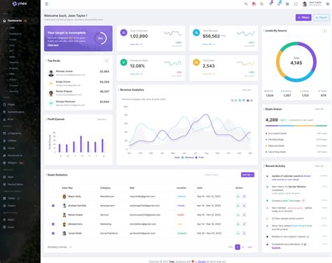 Ynex Nextjs And Tailwind Css Admin And Dashboard Template