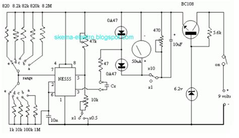 Alat Ukur Kapasitor Schematic Diagrams Repair Design And Electronics Hobby Skema Elektro