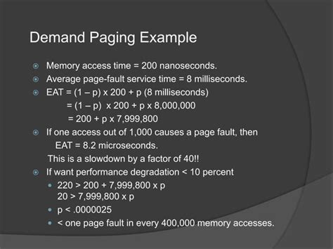 Virtual Memory Demand Paging Ppt