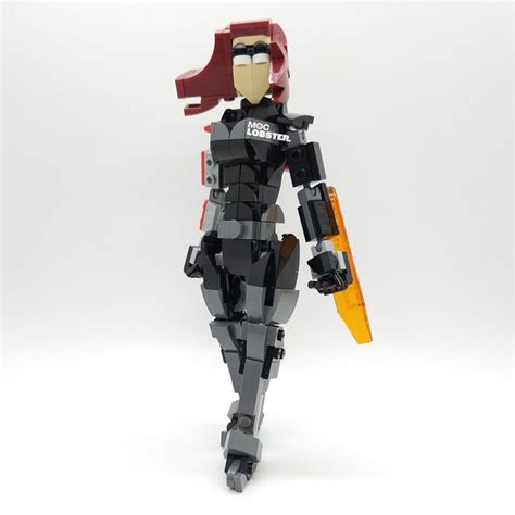 Lego Moc Mass Effect Femshep By Moclobster Rebrickable Build With