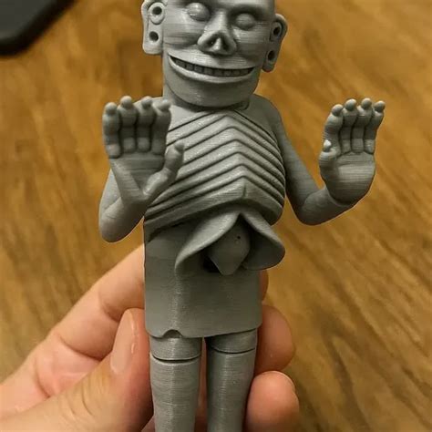 💀 Mictlantecuhtli Aztec God Of Death Oddities Statue・ Stl File For 3d