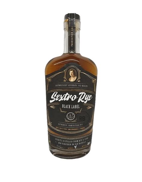 Sextro Rye Black Label Cask Strength Whiskey Buy Online