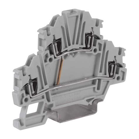 2 Level Spring Terminal Block With Both Levels Internally Connected