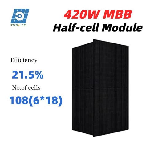 In Stock 395 420W Solar Cell Panels System Solar Panels Module