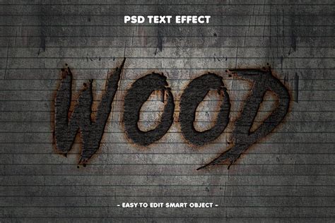 افکت متن چوب سوخته کد محصول 145724