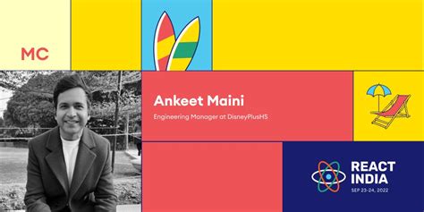 React India 🇮🇳 🗓 Sept 22nd 24th On Twitter An Mc From The Previous Edition Of React India