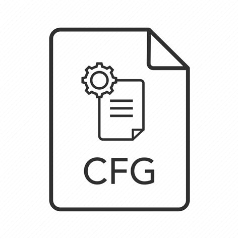 Cfg Cfg File Cfg Icon Config Config File Configuration Configuration File Icon Download