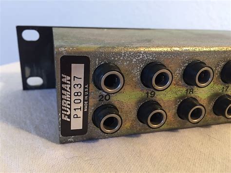 Furman Patch Bay Pb 40 1980s Black Made In The Usa Reverb