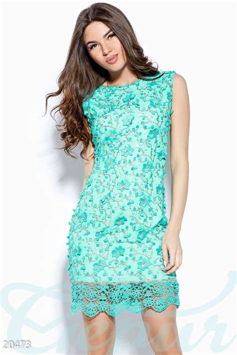 Платье с камнями (арт. 20473) ♡ интернет-магазин Gepur